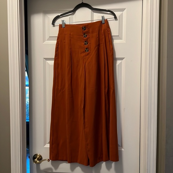 Zara | Pants & Jumpsuits | Zara Trf Collection Wide Leg Pants Xs | Poshmark